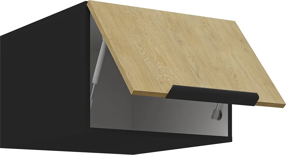 CREMONA cc | horní skříňka 50 NAGU-36 1F výklopná | 50 cm | HLUBOKÁ | černá/cremona