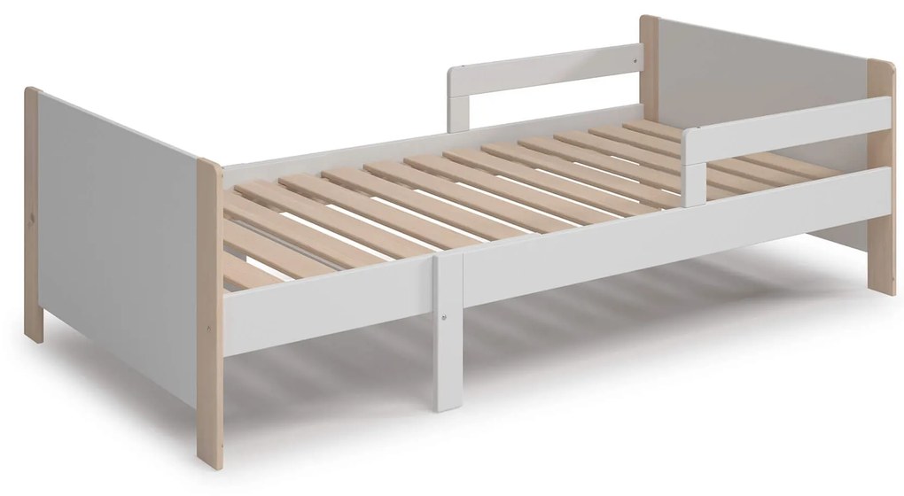 Rostoucí dětská postel liwia 90 x 140 (190) cm bílá MUZZA