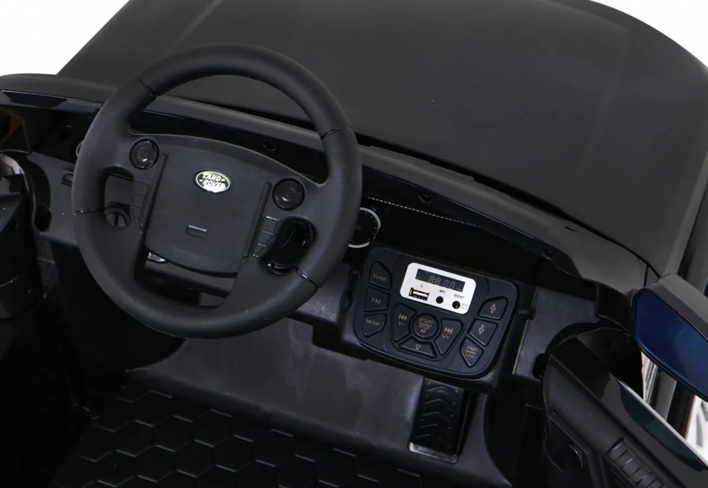 Ramiz Land Rover Discovery elektrické auto pro děti černé SUV + dálkové ovládání