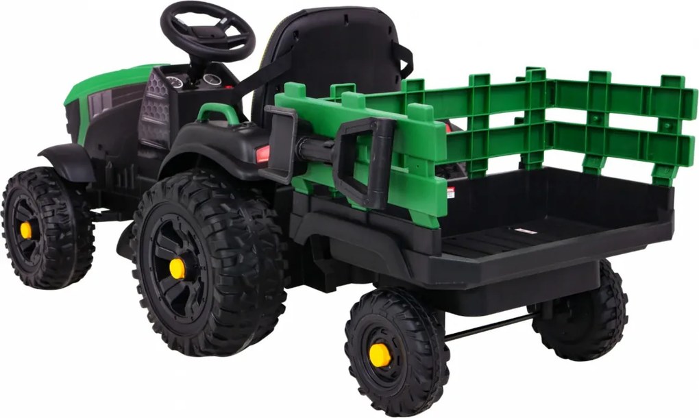 Ramiz Titánový traktor s přívěsem zelený