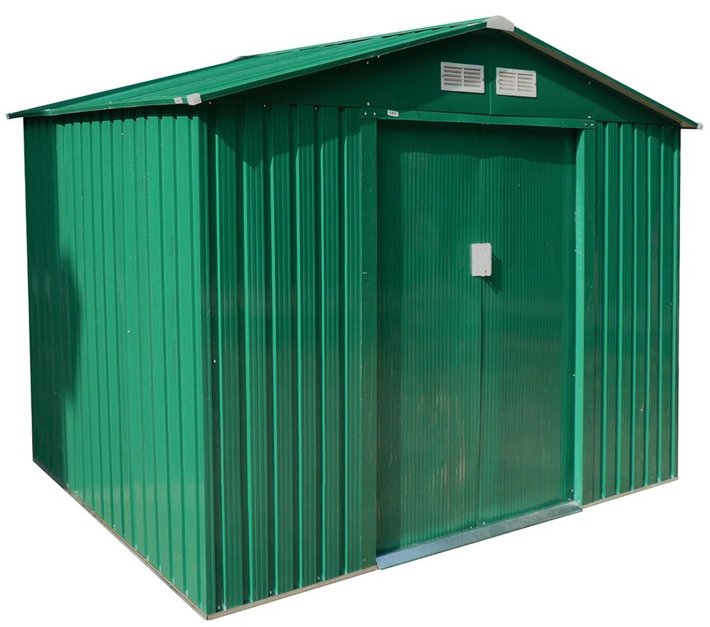G21 Zahradní domek GAH 429 - 251 x 171 cm, zelený