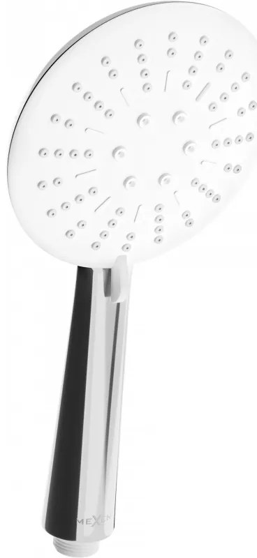 Mexen R-67 rukojeť sprchová 3-funkční, chrom/bílá - 79567-00