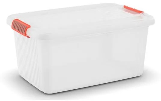 Úložný plastový box KIS K LATCH BOX L bílý 43 l