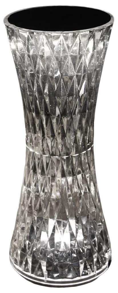Stolní lampa Tower, 1x transparentní PVC stínítko, RGB