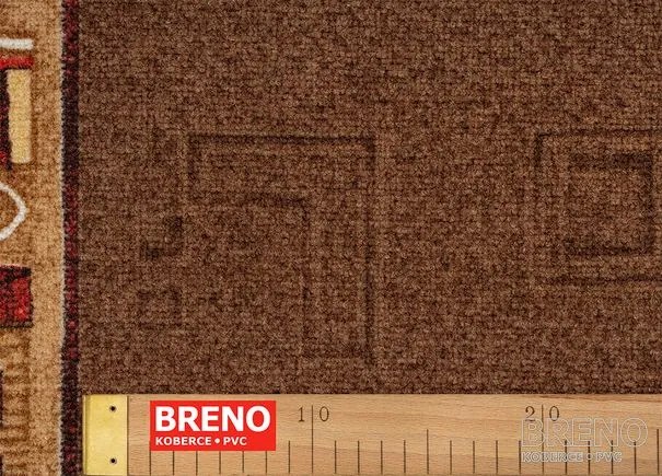 Breno Běhoun JENA 44, šíře 80 cm, Hnědá/Vícebarevné