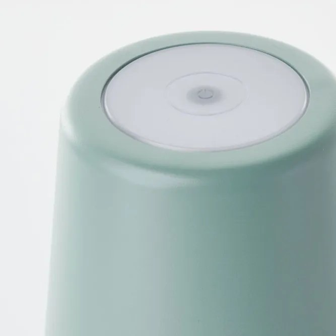 Brilliant G90939/84 Venkovní AKU stolní lampa KAAMI zelená USB-C