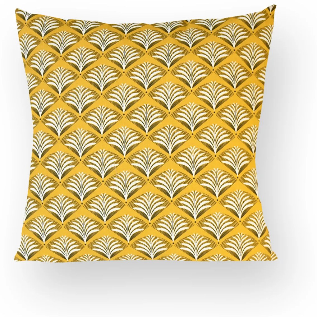 GADEO dekorační povlak na polštář VĚJÍŘE žlutá Rozměr: 45x45 cm
