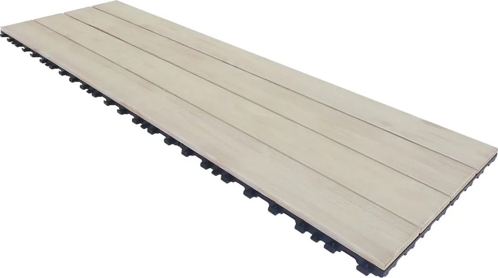 Smartdeck Dřevěná dlaždice, thermo borovice, 120 × 40 cm