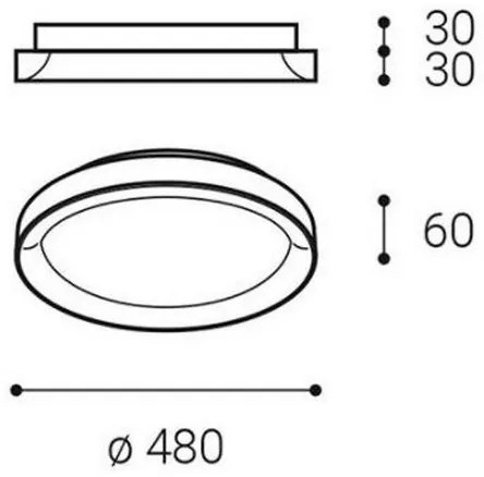 LED2 - LED Stropní svítidlo BELLA SLIM LED/38W/230V 3000/4000K bílá