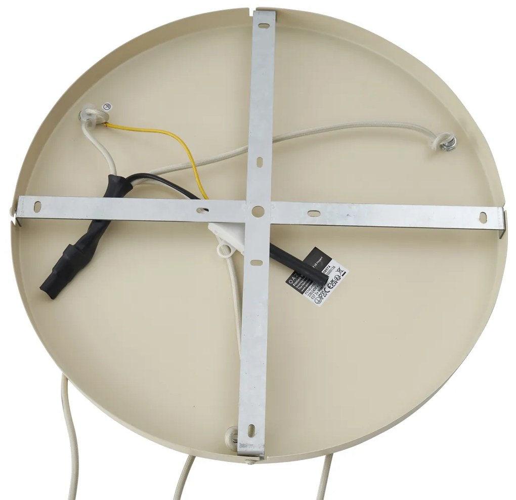 Závěsné svítidlo Japandi béžové s látkovým stínidlem 3-světla - Bida