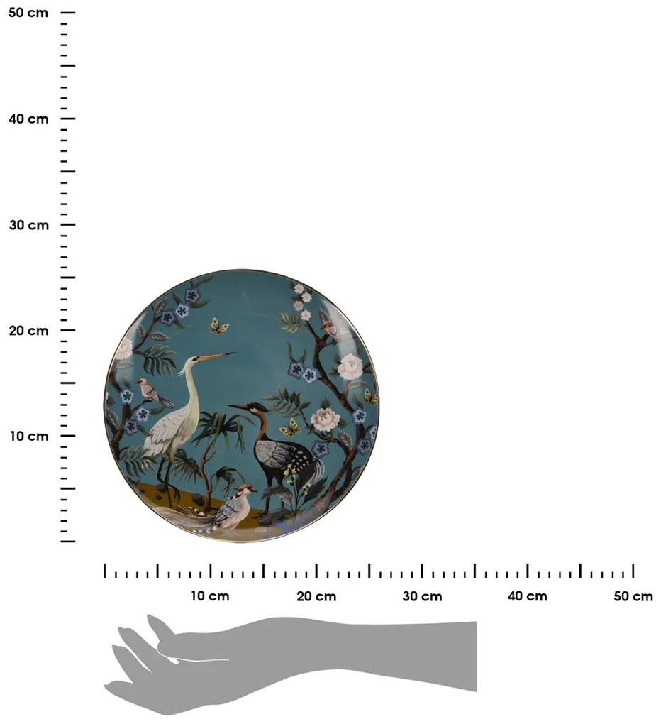 Porcelánový talíř Ashley 3, (fi) 26 cm, vícebarevný