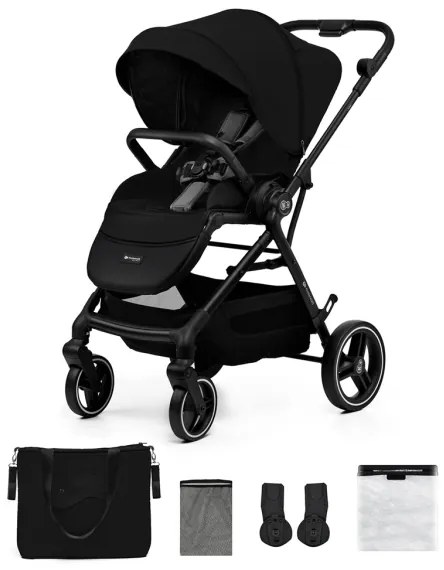 KINDERKRAFT SELECT - Sportovní kočárek YOXI Pure black