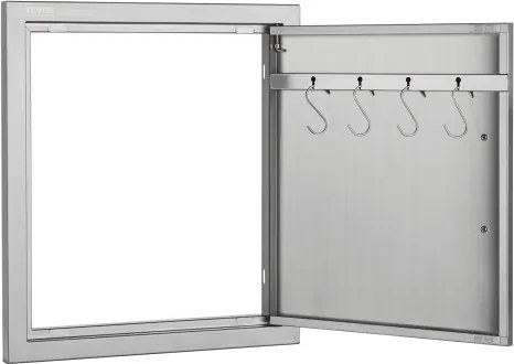 BBQ přístupová dvířka, 457 × 508 mm, jednoduchá venkovní kuchyňská dvířka
