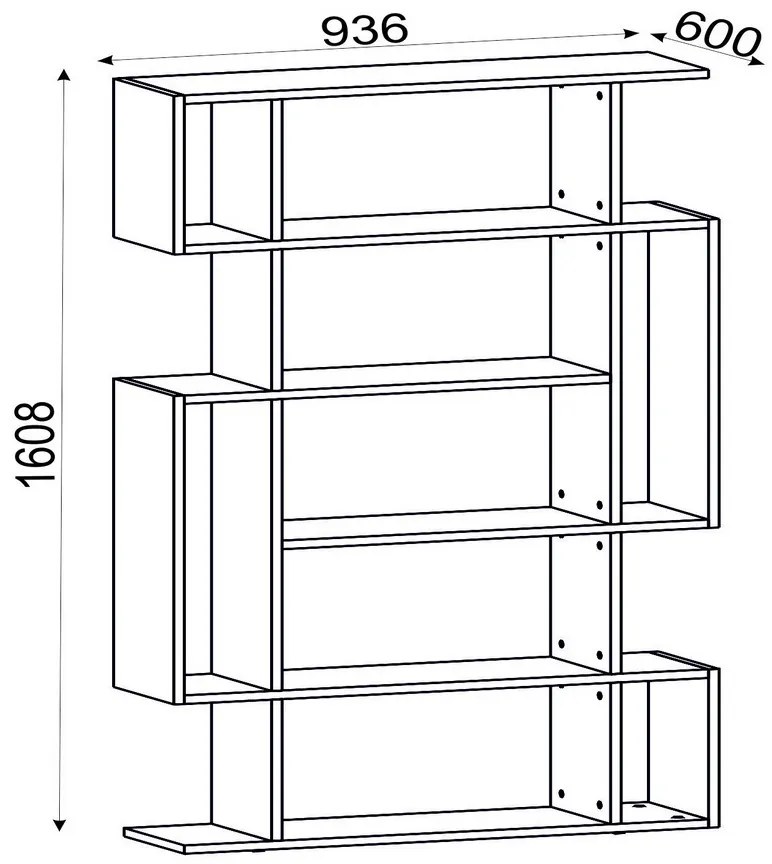 Casarredo Regál VELES sapphire/antracit