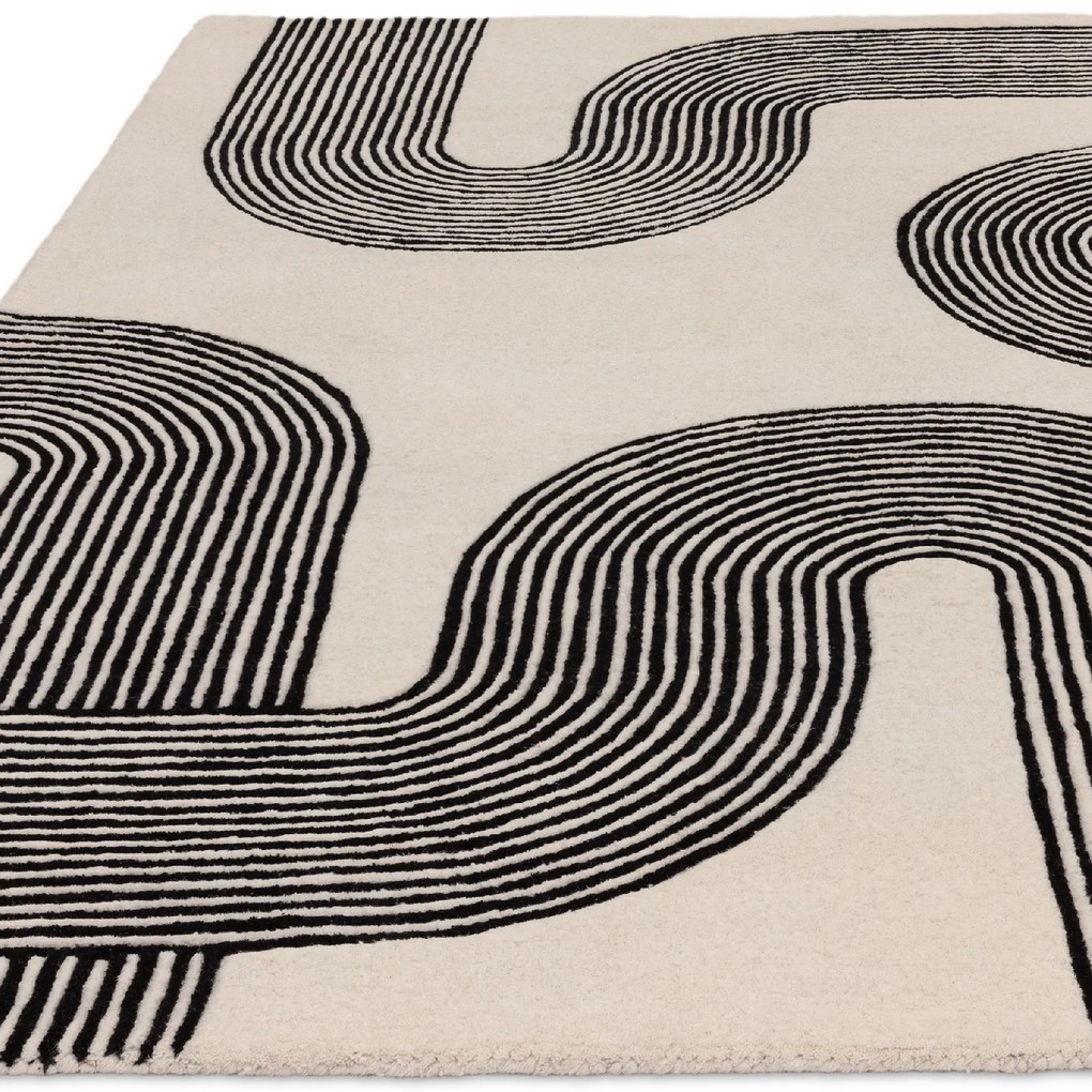 Tribeca Design Kusový koberec Blondie Arches Black Rozměry: 160x230 cm