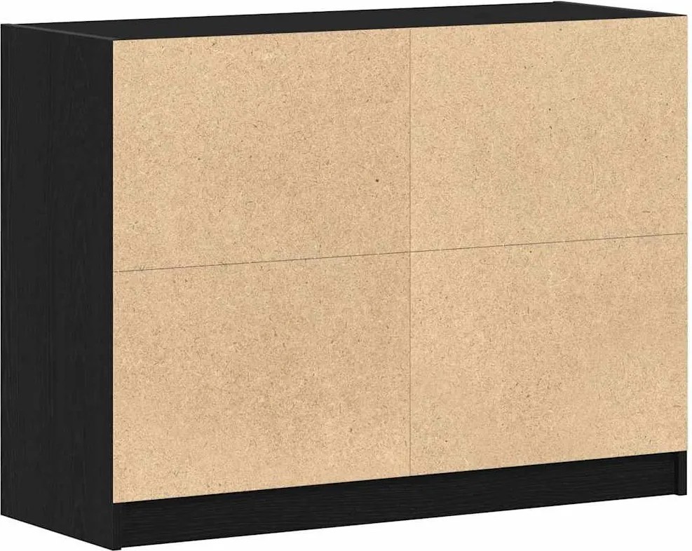 Servírovací skříň Černý dub 100 x 37 x 75.5 cm 3329302