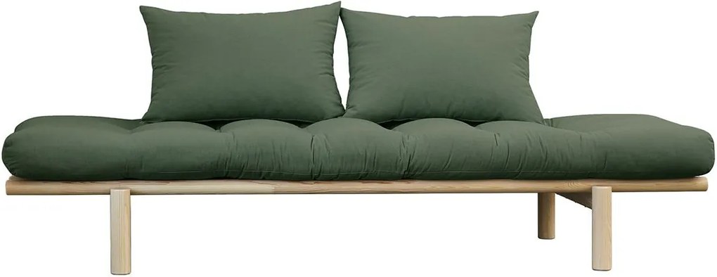  Pohovka Pace Daybed Clear lacquered/Olive  77 × 200 × 75 cm KARUP DESIGN