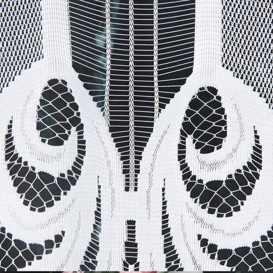 Panelová dekorační záclona na žabky ARALIA PANEL bílá, šířka 160 cm výška 140 cm (cena za 1 kus panelu) MyBestHome