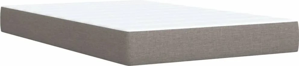 Box spring postel s matrací taupe 120x200 cm textil 3285370