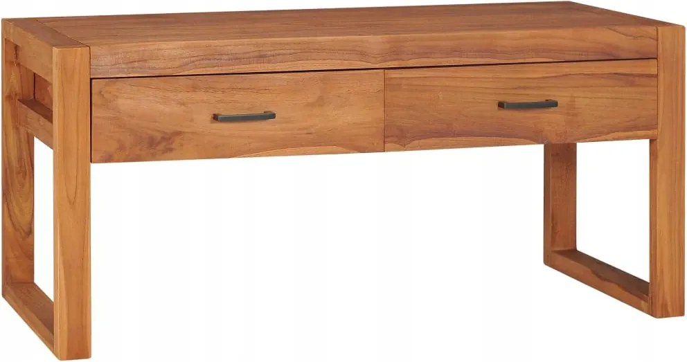 Fionshop 263589014 Tv stolek 100 x 40 x 45 cm teakové dřevo