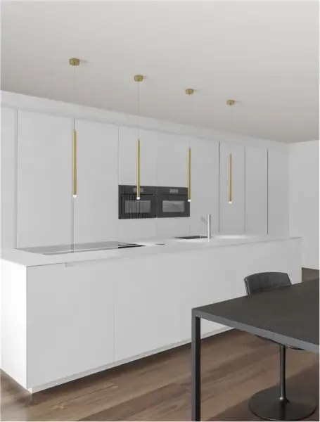 Moderní lustr Trimle 50 zlaté