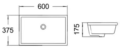 Mexen VENUS umyvadlo, 60 x 37 cm, bílá, 25416000