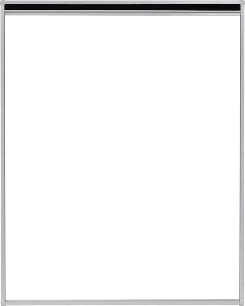 Plisovaná okenní síť proti hmyzu, hliník, 80x100 cm 142611