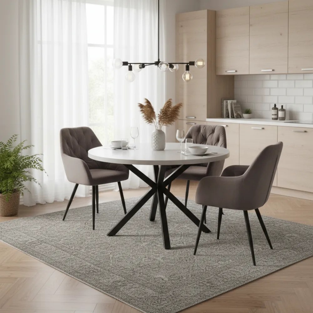 Designové křeslo, hnědá Velvet látka, VERIO NEW
