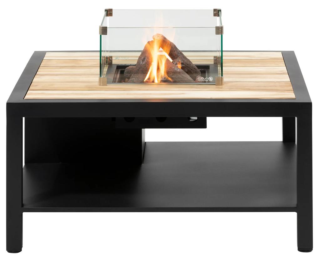 Stůl s plynovým ohništěm COSI- Flow čtverec