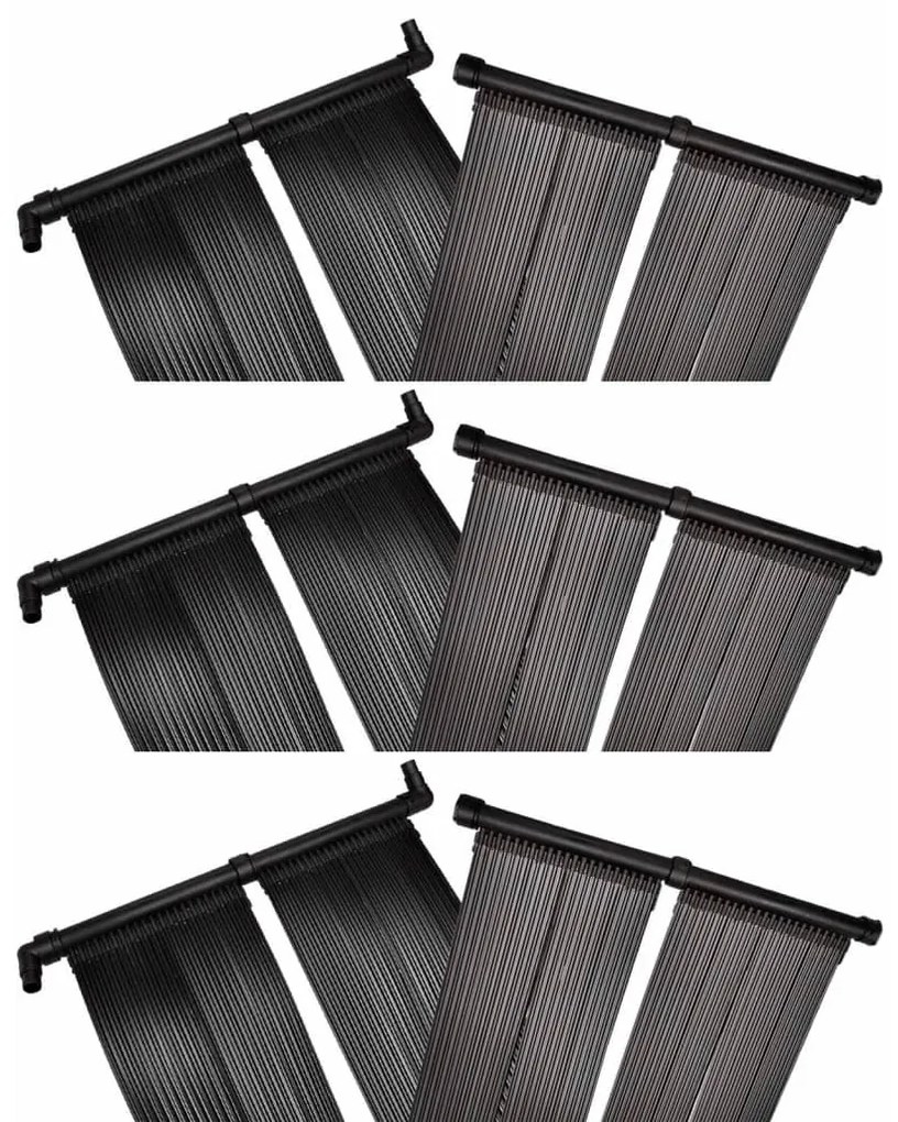 Solární ohřívač bazénu panel 6 ks 80 x 620 cm 3079660