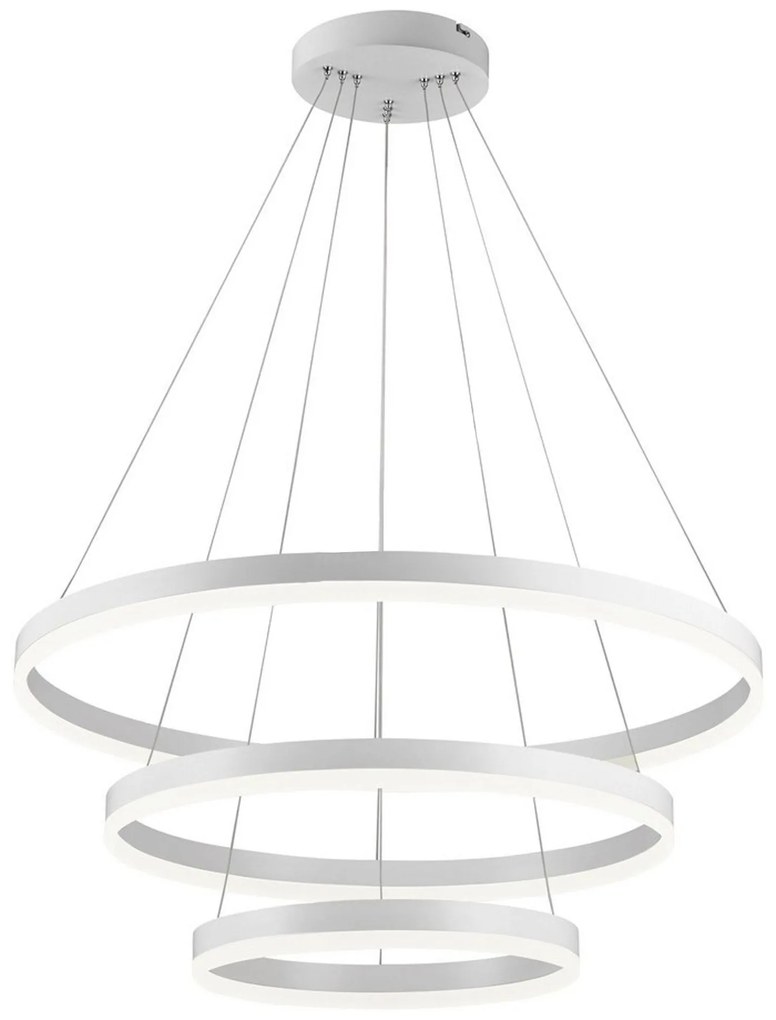 Toolight - LED stropní svítidlo Vegas 20+40+60 + dálkové ovládání, bílá, OSW-07857