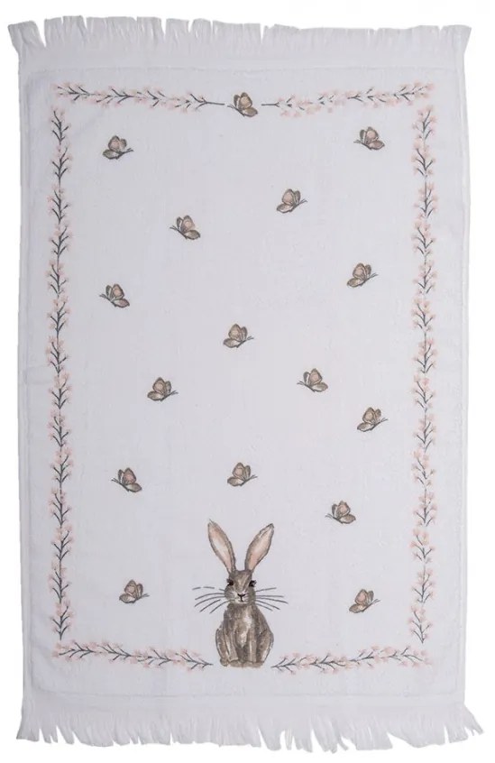 Kuchyňský froté ručník s králíkem - 40*66 cm
