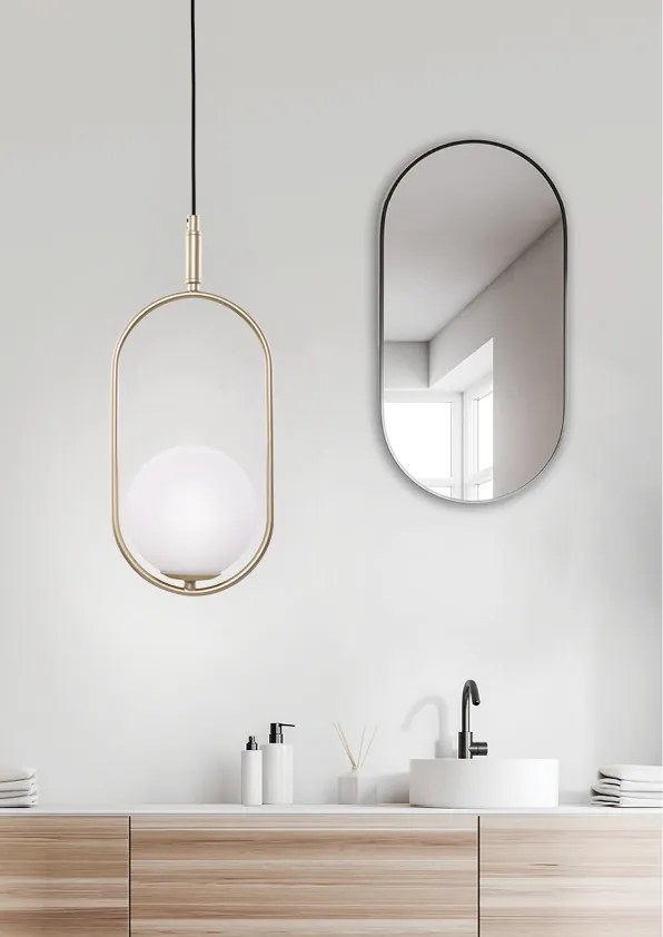 Mosazný závěsný lustr Cordel pro žárovku G9  - Candellux