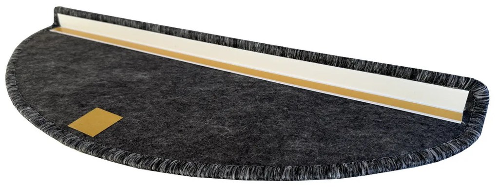 Vopi Nášlapy na schody Gandia šedý půlkruh, samolepící - 24x65 půlkruh (rozměr včetně ohybu)