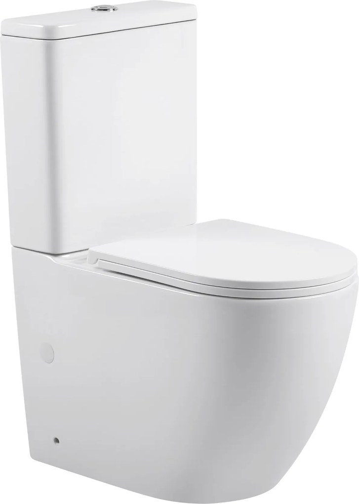 Erga Siena, WC kombi mísa s nádržkou včetně splachovací soupravy 620x365x830 mm + toaletní sedátko, bílá lesklá, ERG-V03-SIENA-RIM-WH