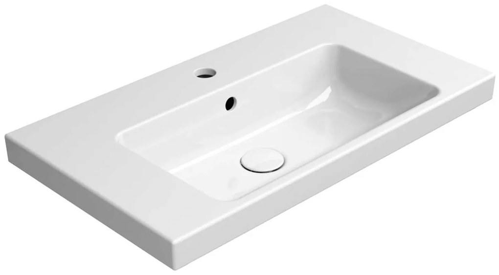 Sapho GSI Norm - Umyvadlo 70x40 cm, s 1 otvorem pro baterii, ExtraGlaze, bílá 8637111