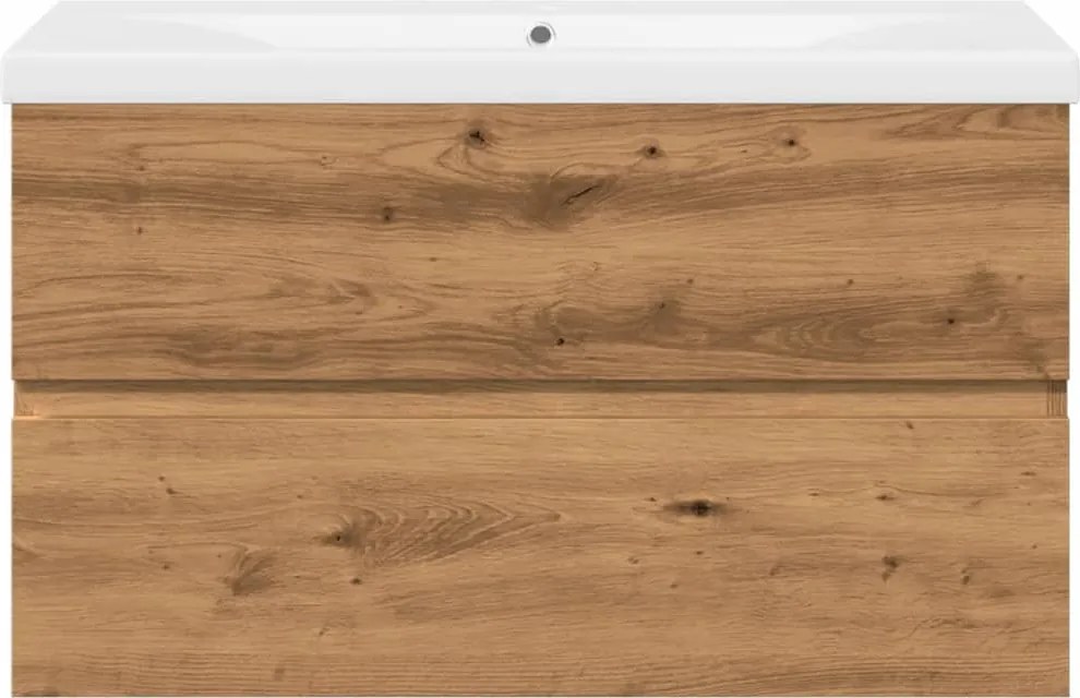 Skříňka se zápustným umyvadlem dub artisan 3328924