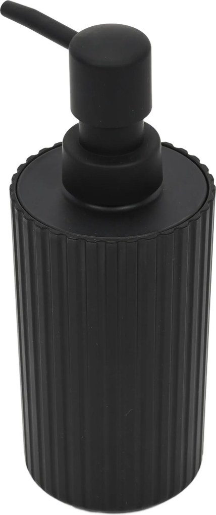 Dávkovač na tekuté mýdlo, gel, Minas, černá barva, WENKO