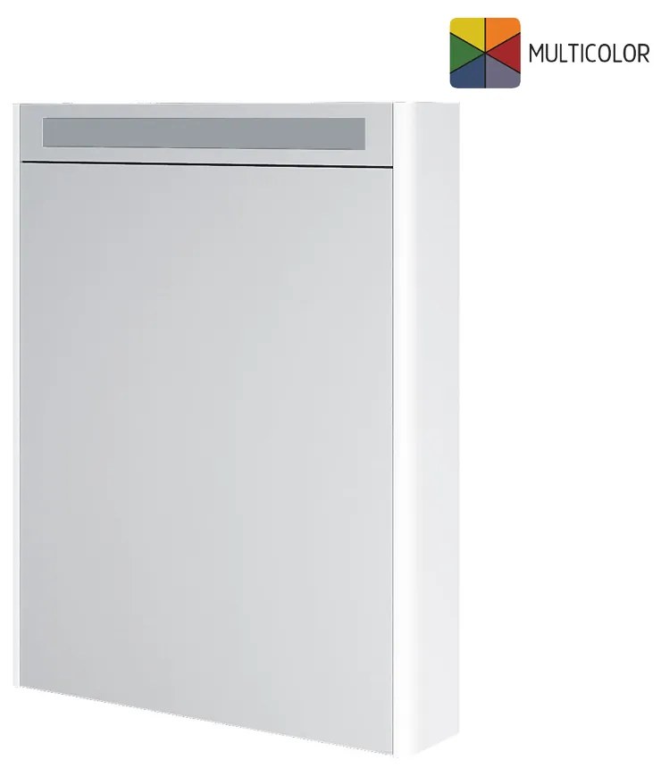 Mereo Mereo, Siena, koupelnová galerka 64 cm, zrcadlová skříňka, multicolor - RAL lesk/ mat, CN495GAzzzzL