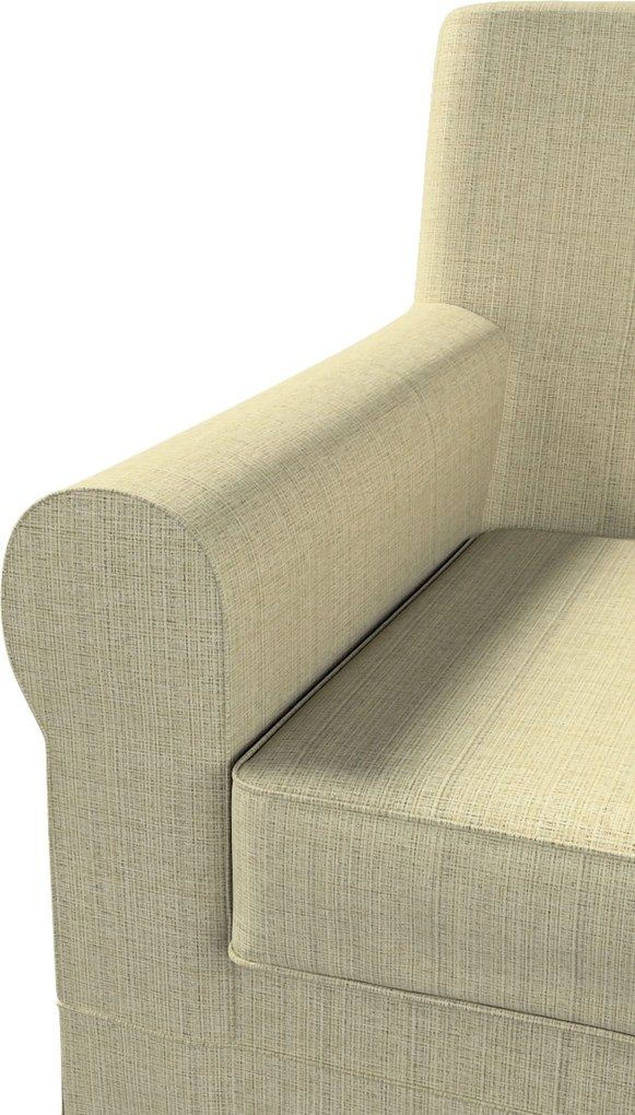 Potah na křeslo IKEA Ektorp Jennylund barva béžová látka pletený vzor