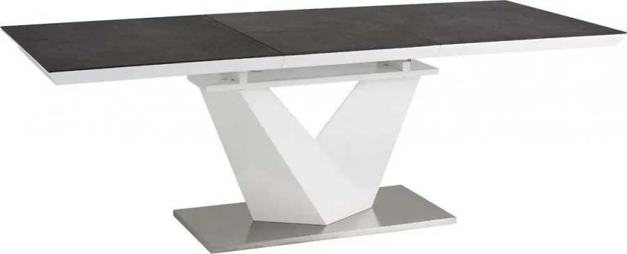 Casarredo - Komfort nábytek Rozkládací jídelní stůl ALARAS II, 120x80, bílá