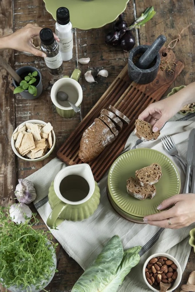 IB LAURSEN Dortový stojan Mynte Herbal Green, zelená barva, keramika