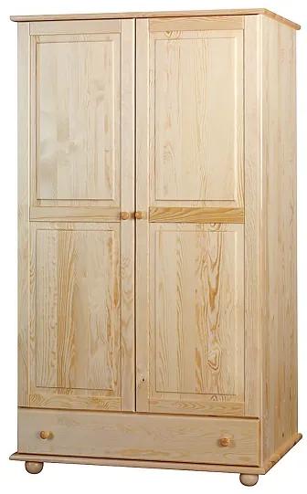 Šatní skříň Classic 100 Vyberte odstín dřeva: Přirodní borovice