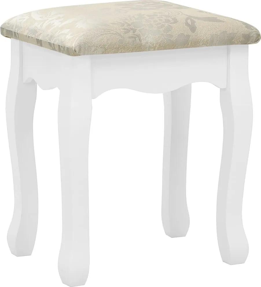 vidaXL Toaletní stolek se stoličkou 65x36x128 cm pavlovnia MDF [289330] Barva: Růžová