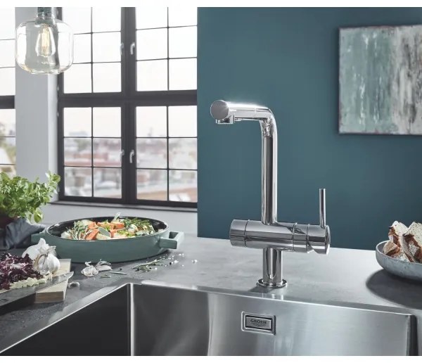 GROHE 31726SD0 - Kuchyňský dřez K700 550 × 450 mm nerez