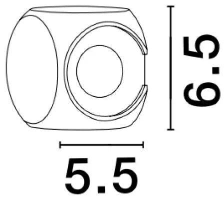 Venkovní LED svítidlo Zari B 55 černá