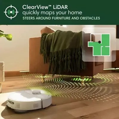 iRobot Roomba Plus 405 Combo + AutoWash dock bílá / Robotický vysavač