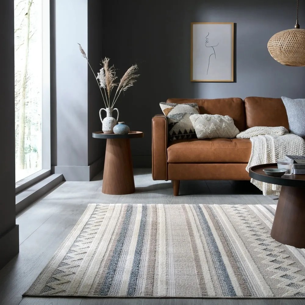 Šedobéžový pratelný koberec 194x290 cm Everette – Flair Rugs