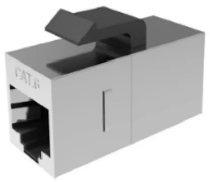 IBConnect Keystone spojka RJ45 CAT6a