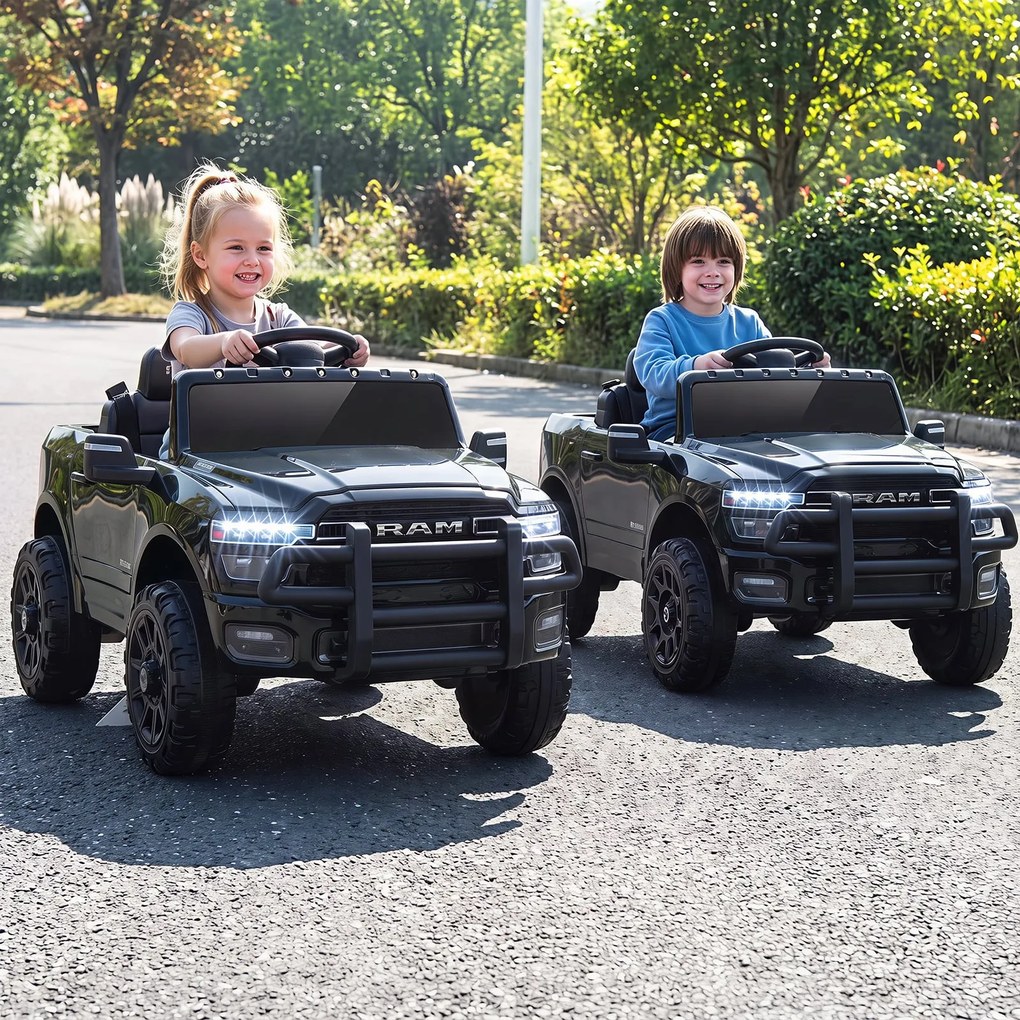 Costway 12 V dětské elektrické autíčko RAM 3500 s 2 25 W motory pro děti od 3